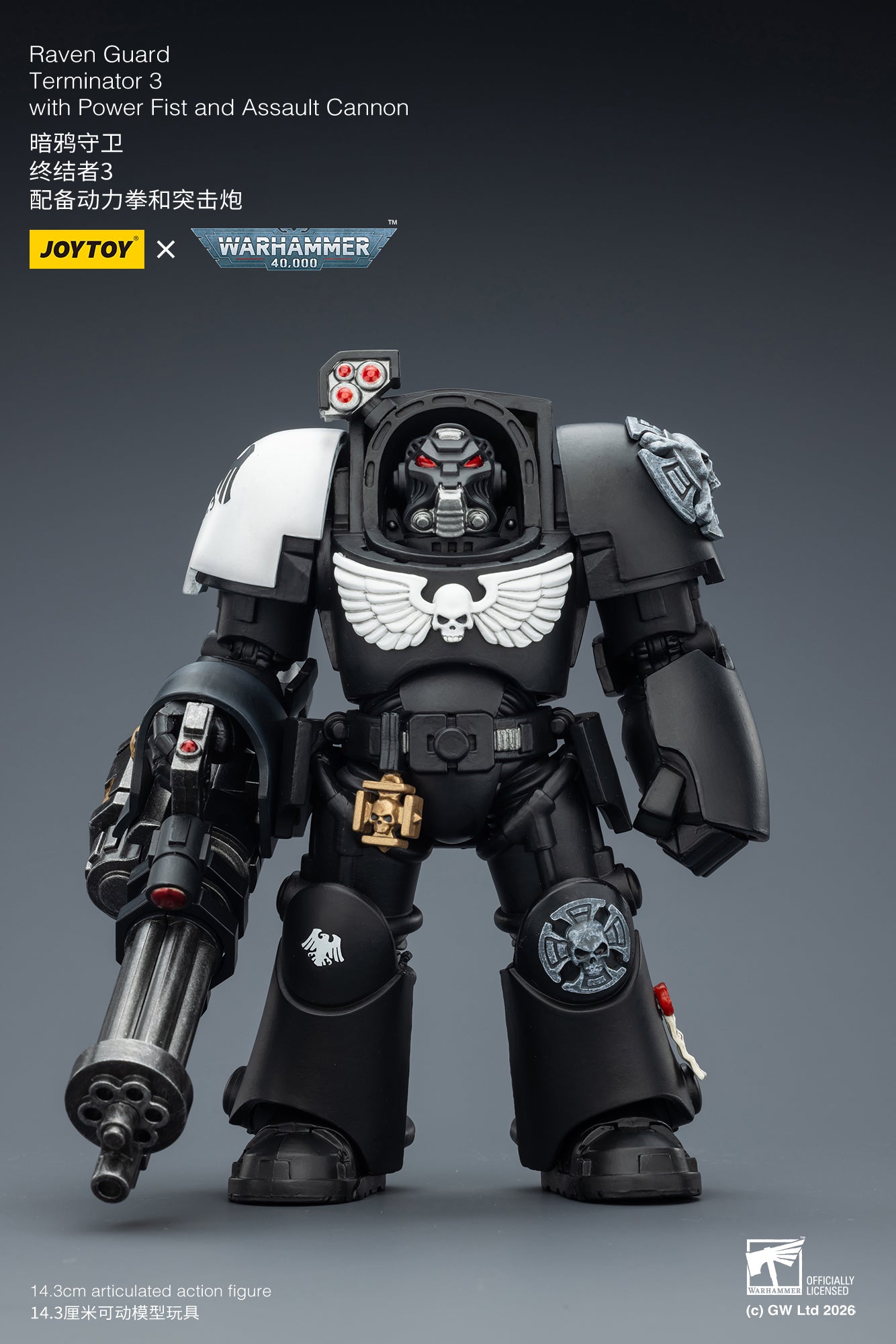 Warhammer 40k Raven Guard Terminator 3 with Power Fist and Assault ...
