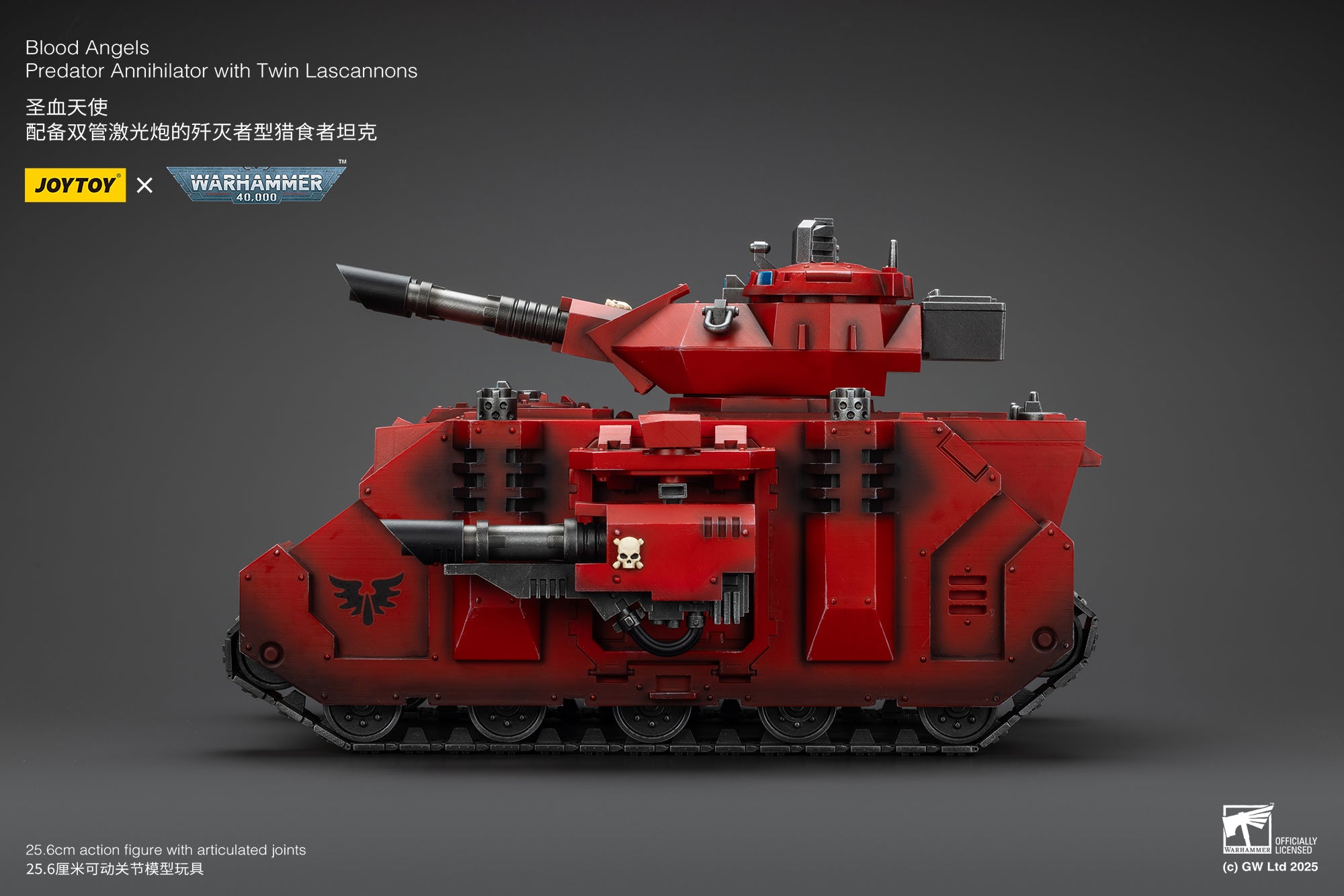 Warhammer 40k Blood Angels Predator Annihilator with Twin Lascannons ...