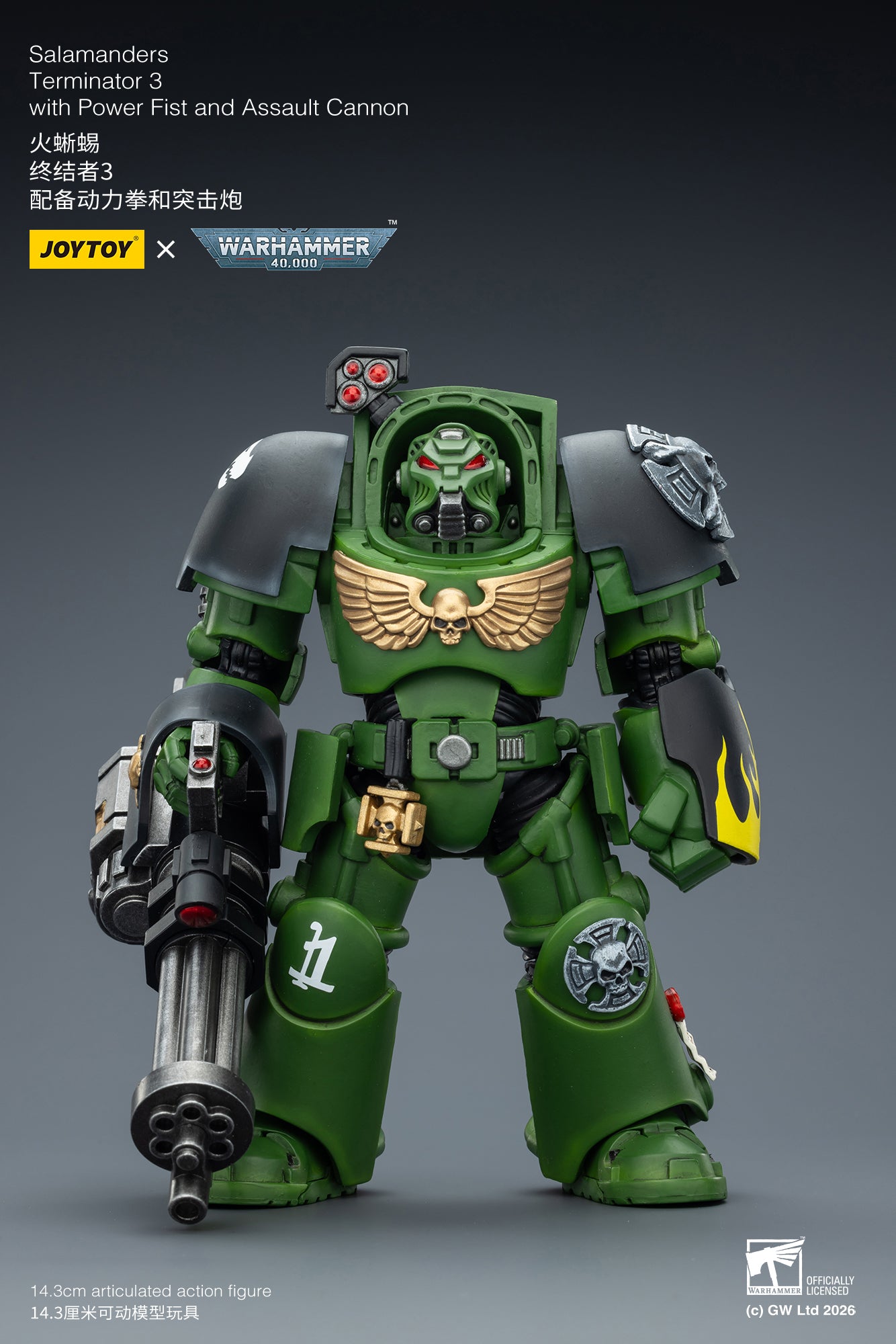 Warhammer 40k Salamanders Terminator 3 with Power Fist and Assault ...