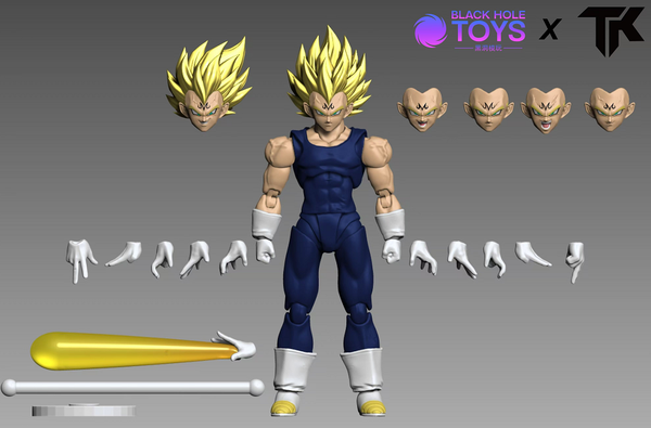 Black Hole Toys X TK DIY Dragon Ball Majin Vegeta Blue Suit | NZ ...